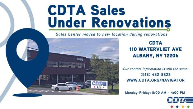 CDTA Sales Office Moving to 110 Watervliet Avenue During Renovations ...