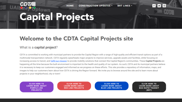 CDTA Launches Capital Projects Website | www.cdta.org