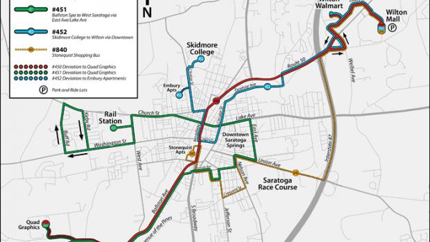 Saratoga Route Restructuring Information | www.cdta.org
